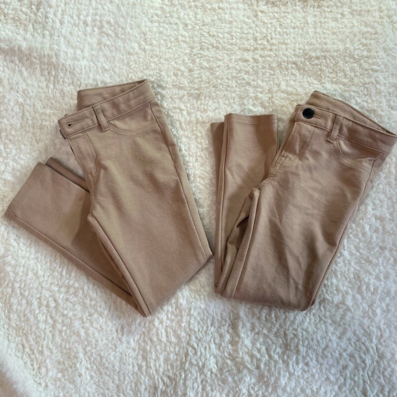 GAP | Bottoms | Lot Of 2 Girls Gap Skinny Uniform Pants | Poshmark